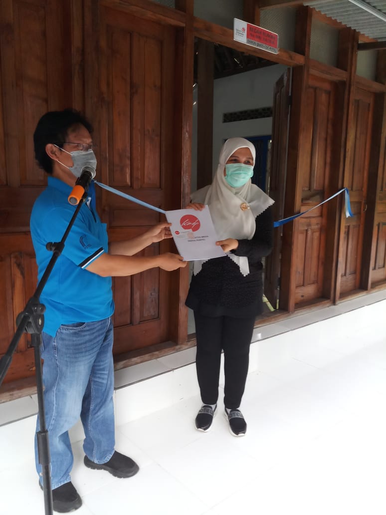 Bantuan BR utk PC Yogyakarta Dengan Donatur YAKES TELKOM 2020 kepada 2 PMP – P2Tel