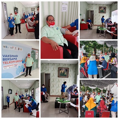 Kerjasama Vaksinasi Pensiunan Telkom MedanSatu-Medan-Dan dr Ikhsan Dan ...
