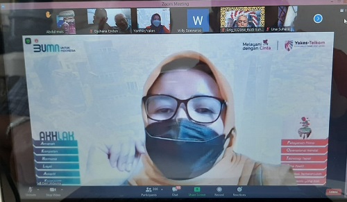 KJS BLA Ikut Webinar Sosialisasi Kepesertaan Yakes Tentang BPJS(16-03-2022) – P2Tel