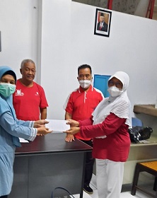 PC Magelang Menyerahkan Dakem Kpd AW Alm 2 PMP – P2Tel