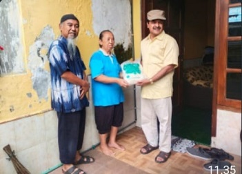 PC Semarang Selatan Melakukan Baksos Bantuan Zakatel Kpd 10 PMP – P2Tel