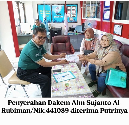 P2Tel Solo serahkan Dakem kepada Empat Ahli Waris sebesar Rp 16 Juta Rupiah – P2Tel