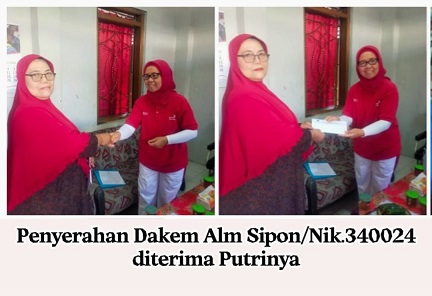 P2Tel Solo serahkan Dakem kepada Empat Ahli Waris sebesar Rp 16 Juta Rupiah – P2Tel