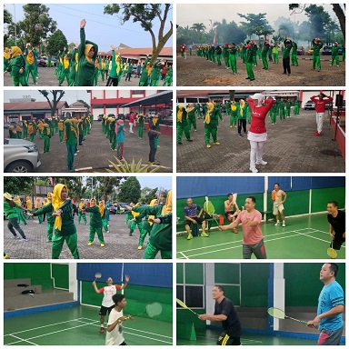 KJS Bandar Lampung Berolah Raga Rutin(12-08-2023) – P2Tel