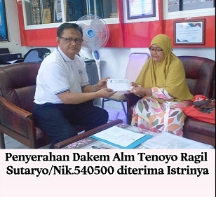 P2Tel Solo serahkan Dakem kepada Empat Ahli Waris sebesar Rp 16 Juta Rupiah – P2Tel