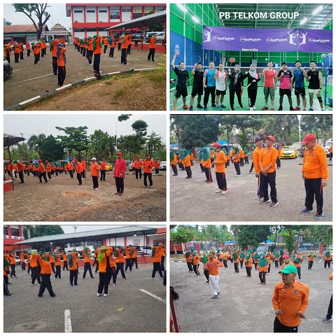 PC Bandar Lampung Senam Dan Badminton(25-11-2023) – P2Tel