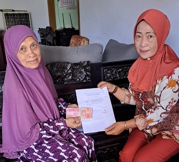 PC Malang-Serahkan Dakem Kpd 4 Ahli Waris PMP – P2Tel