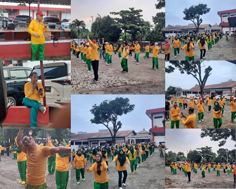 PC P2Tel BandarLampung-Rutin Senam-Badminton-Silaturahim – P2Tel