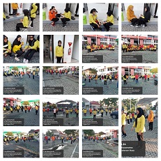 PC Mataram Melayani PMP-(Senam Sehat Dan Serahkan Dakem) – P2Tel