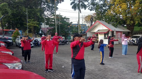 P2tel Banjarmasin Senam Rutin(28-07-2024) – P2Tel