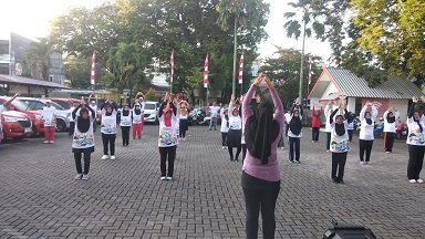 KJS P2tel Banjarmasin-Senam Rutin(04-08-2024) – P2Tel