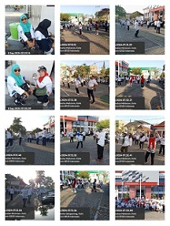 3 Kegiatan PC Mataram-Panitia Muscab-Senam & Kunjungan ke PMP Yang Sakit – P2Tel