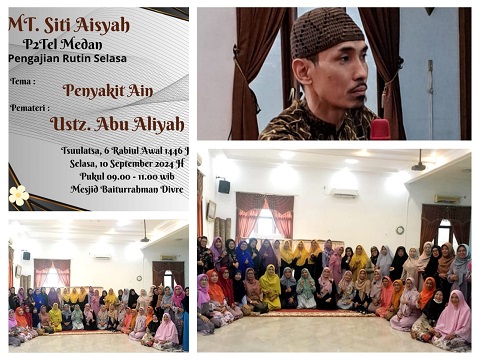 PC MedanSatu-Senam KJS & Pengajian MT Siti Aisyah – P2Tel