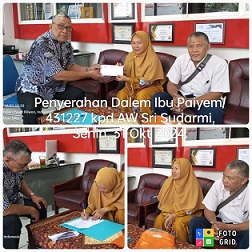 P2Tel Solo Serahkan Dakem kepada Ahli Waris PMP Dari Bbrp Sumber – P2Tel