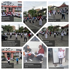 PC Mataram Melaksanakan Senam Rutin(23-02-2025) – P2Tel