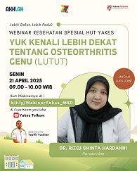Webinar Kesh-Spesial HUT Yakes Ttg Osteorthritis Genu – P2Tel
