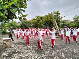 Cabang SEMUT-Senam-Tali Asih & Besuk Kpd 4 PMP – P2Tel