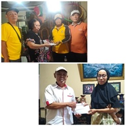 PC Tangerang Menyerahkan Dakem Kpd AW 2 PMP – P2Tel