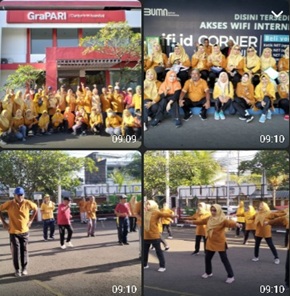 PC Cianjur-Senam Bersama Manajemen Kilinik Jantung Hasna Medika – P2Tel